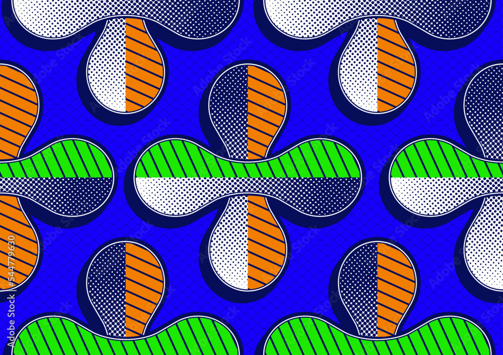 africa seamless pattern, straight lines and curves, textile art, tribal ...