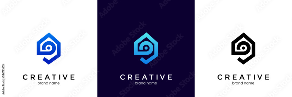 Real estate agency logo emblem. Concept realty place marker house pin ...