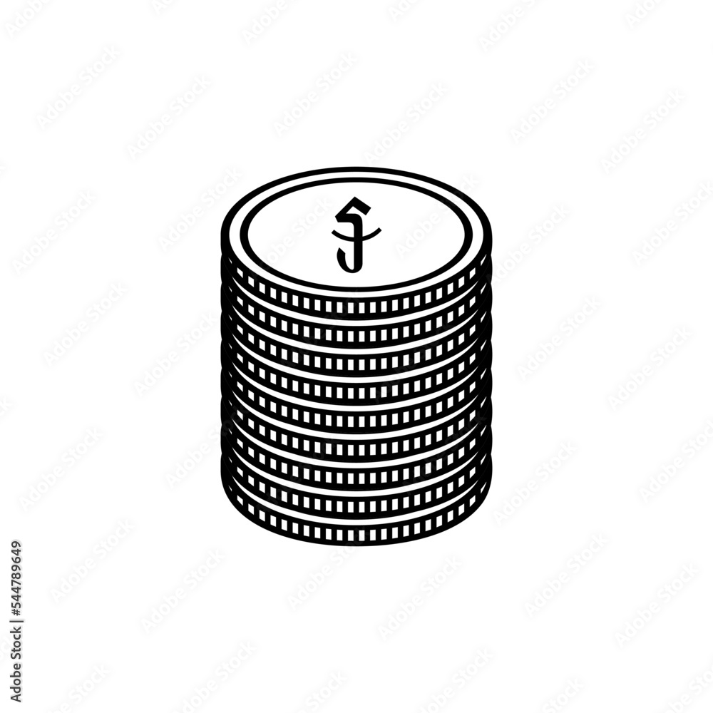 Cambodia Currency Icon Symbol. Cambodian Riel, KHR Sign. Vector ...