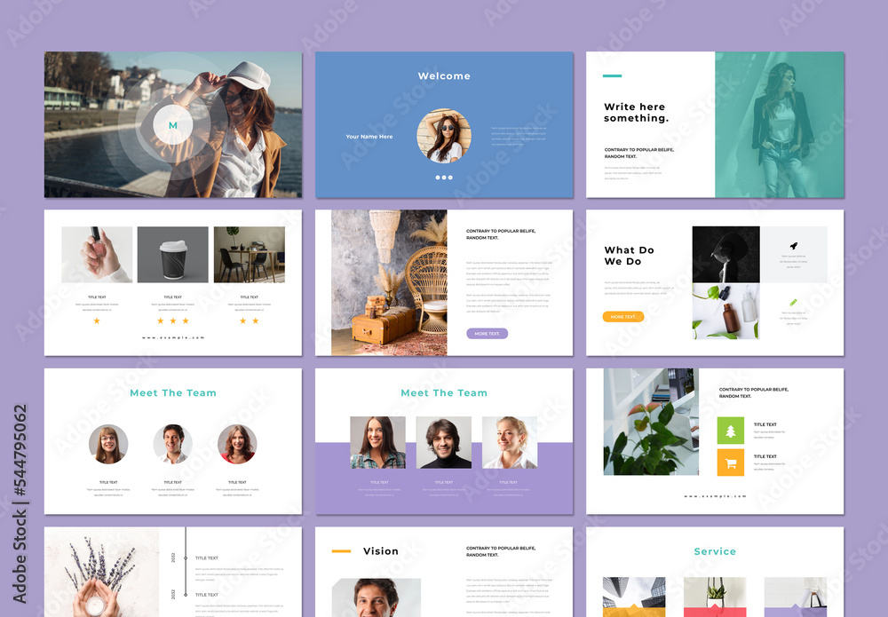 Multipurpose Presentation Layout Stock Template | Adobe Stock