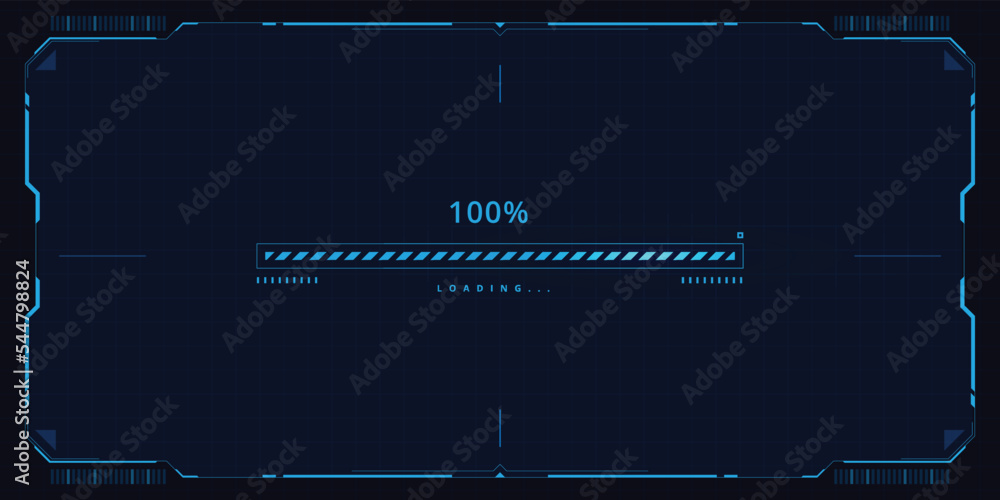 Game loading on monitor technology concept design Stock Vector | Adobe ...
