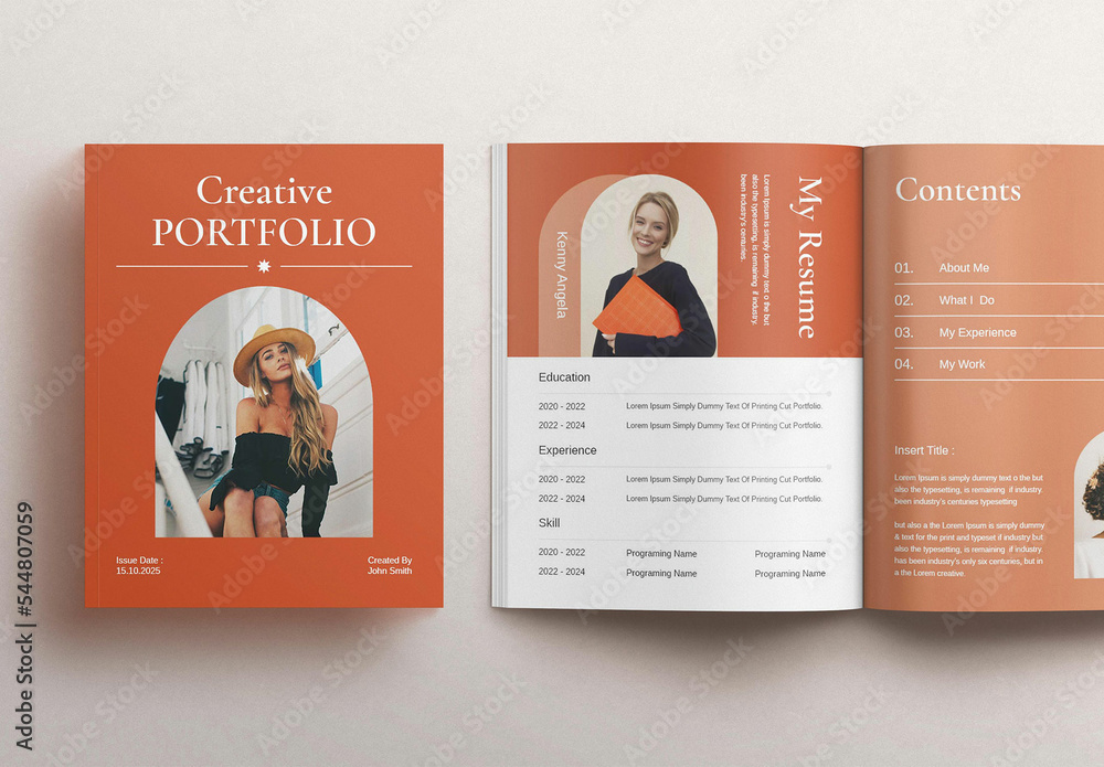 Portfolio Template Stock Template | Adobe Stock