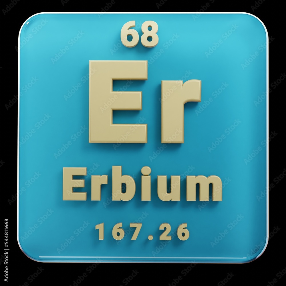 Erbium Symbol Periodic Table