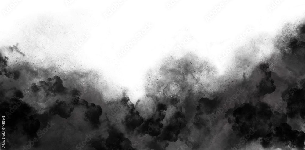 border design with black cloud effect Stock Illustration | Adobe Stock