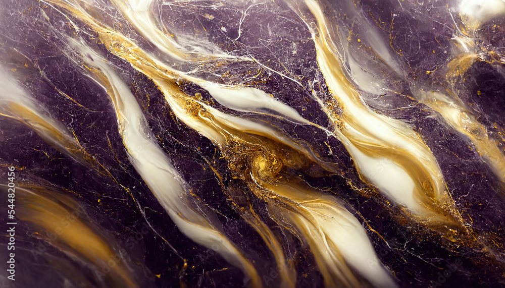 Abstract luxury purple marble background. Digital art marbling texture ...