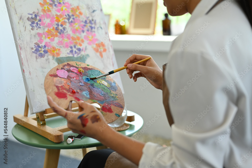 Artist Holding Palette