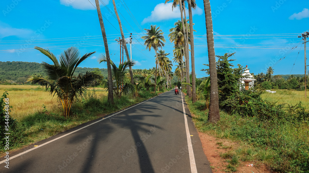 Goa, India 19th October 2022: 4k drone shots of Dear Zindagi Raod known ...