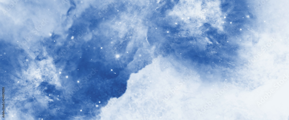 Background with particles. Abstract colorful background. Outer space ...