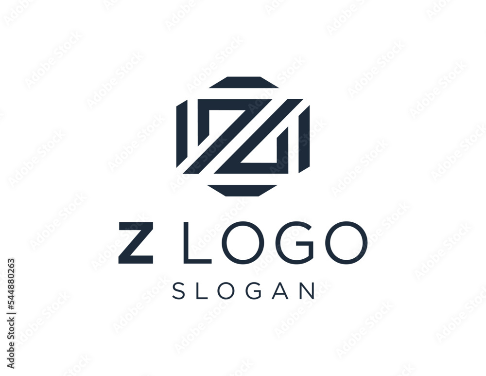 Logo about Z Letter on a white background. created using the CorelDraw ...
