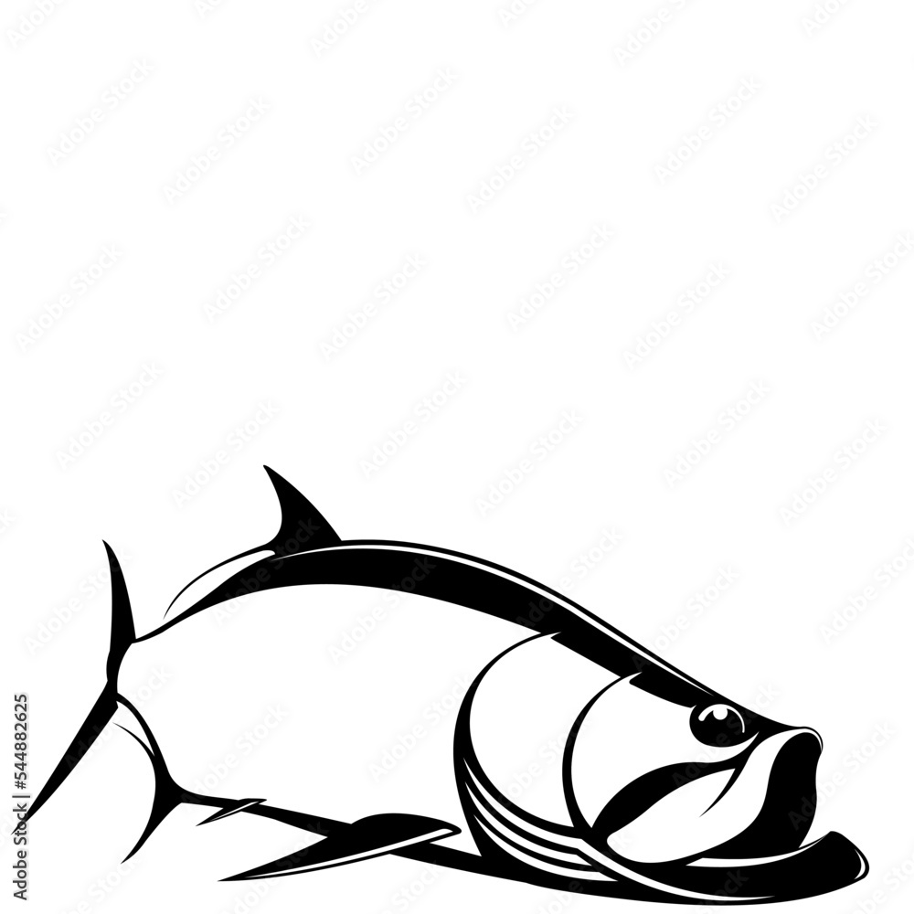 Tarpon fish logo illustration. Unique and fresh tarpon fish vector ... Tarpon fish logo illustration. Unique and fresh tarpon fish vector ...