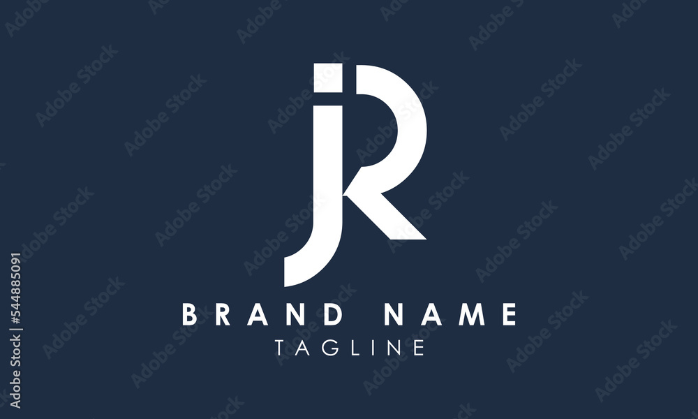 JR Logo Design Template Vector Graphic Branding Element. Free Vector ...
