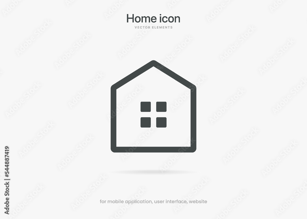 3d Home Icon Web