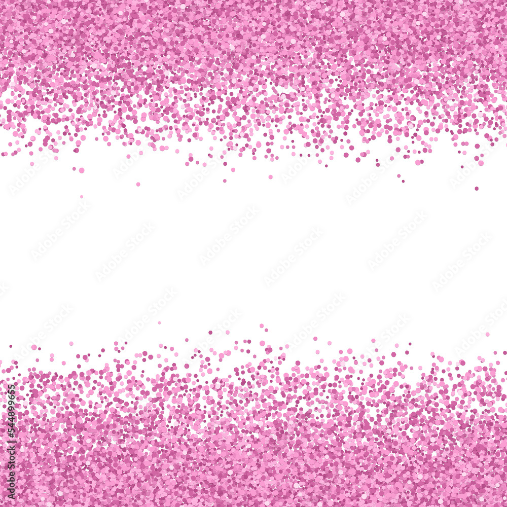 Pink glitter border placer isolated PNG Stock Illustration | Adobe Stock