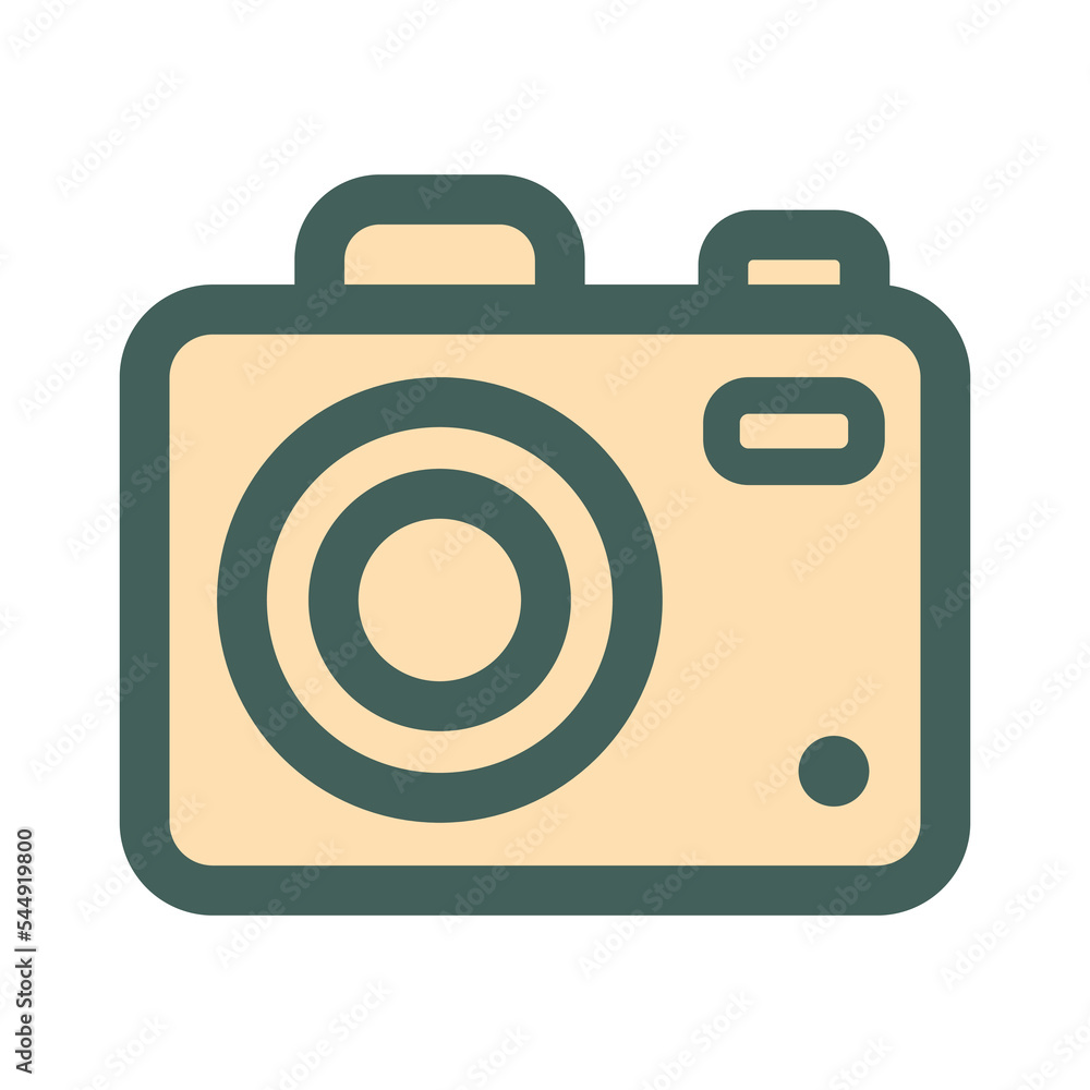 Vintage Camera Icon Vector