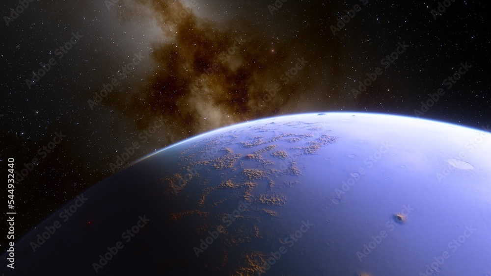 super-earth planet, realistic exoplanet, planet suitable for ...