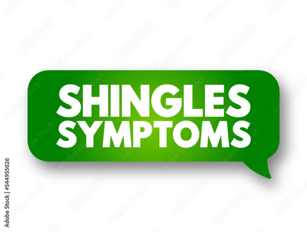 Poster Shingles Symptoms - viral infection that causes a painful rash ...