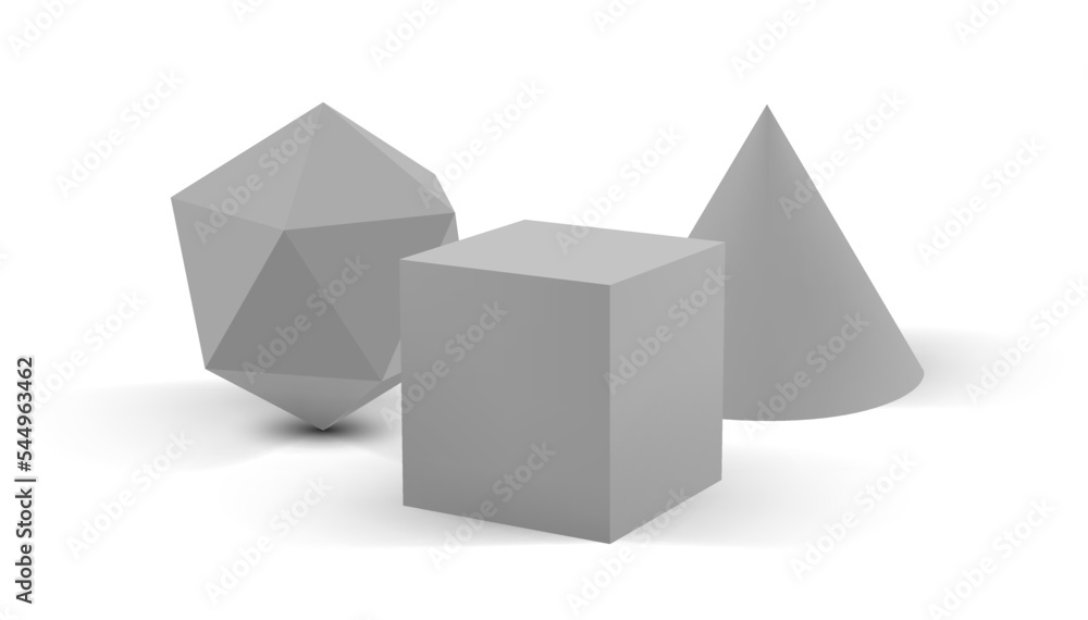 3d Geometric Shapes Templates