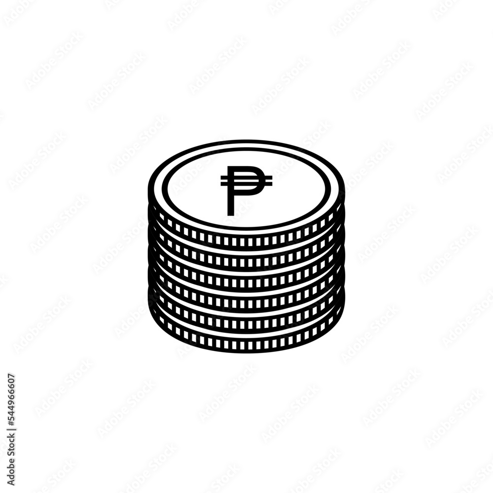 Philippine Currency Icon Symbol. Philippine Peso, PHP Sign. Vector ...