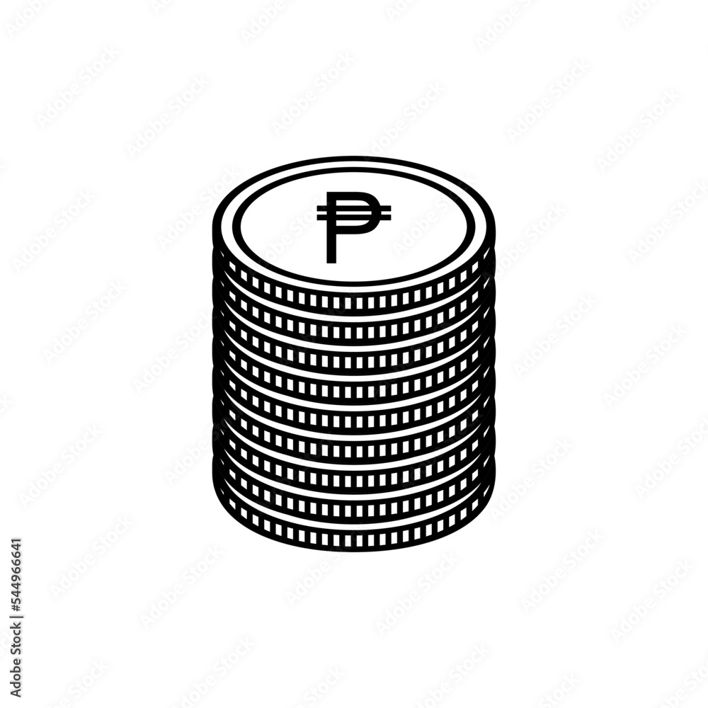 Philippine Currency Icon Symbol. Philippine Peso, PHP Sign. Vector ...