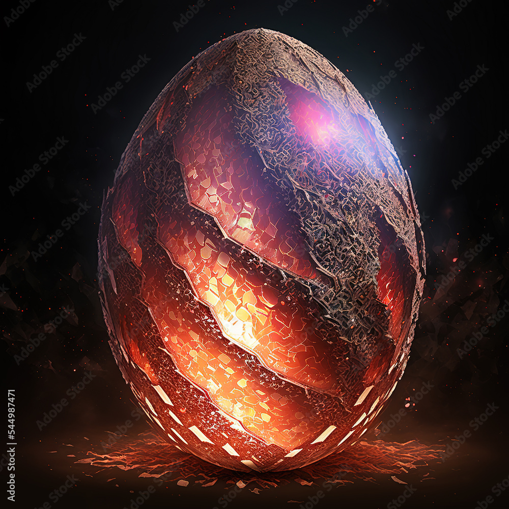 Dragon eggs. Mysticism in the Middle Ages in the style of steampunk ...