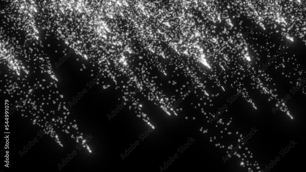 Glitter Shining White Particle Falling, Party Celebration Background, Shining Particle Vertical ...