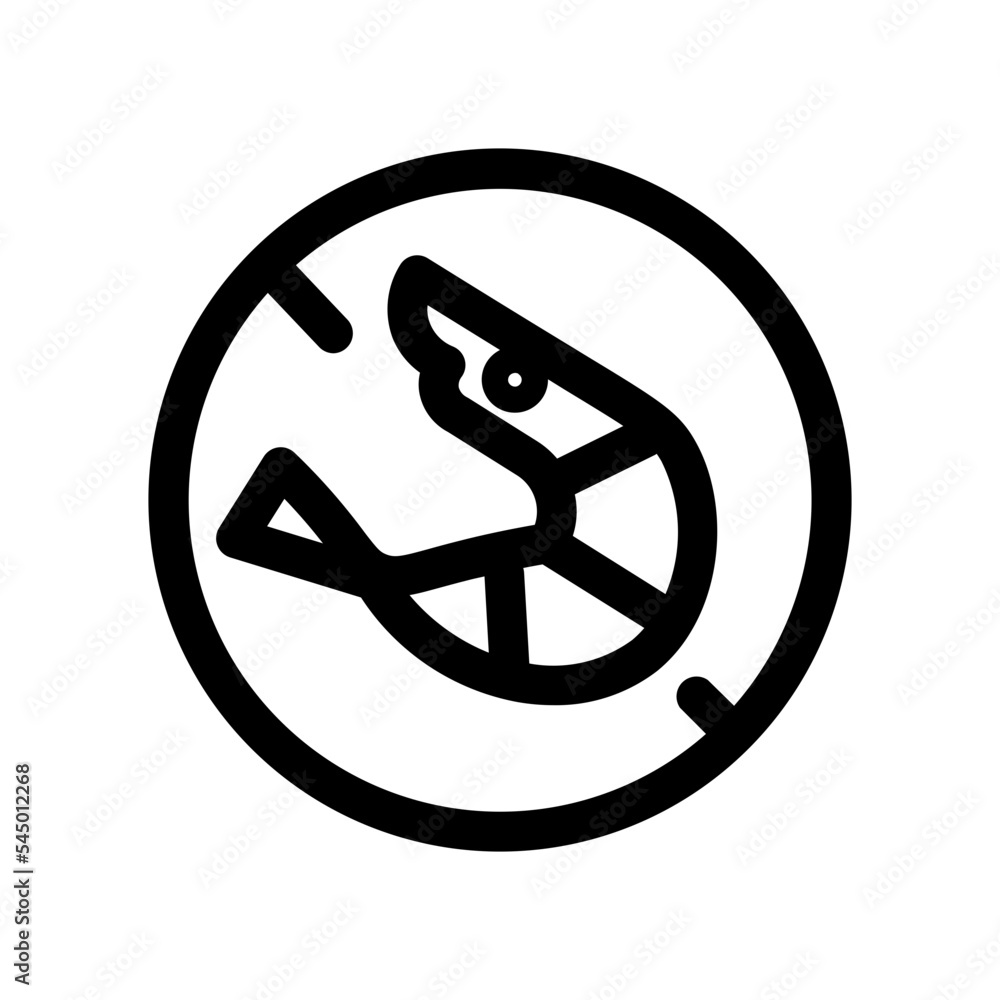 Allergy Food Label Packaging Shellfish Icon Stock Vector | Adobe Stock