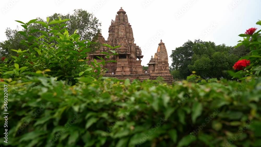 Lush Green Landscape Surrounding The Vishvanatha Temple, A Hindu Temple ...
