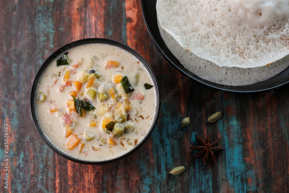 Mutton stew , veg stew soup side dish for Appam , bread, Kerala ...