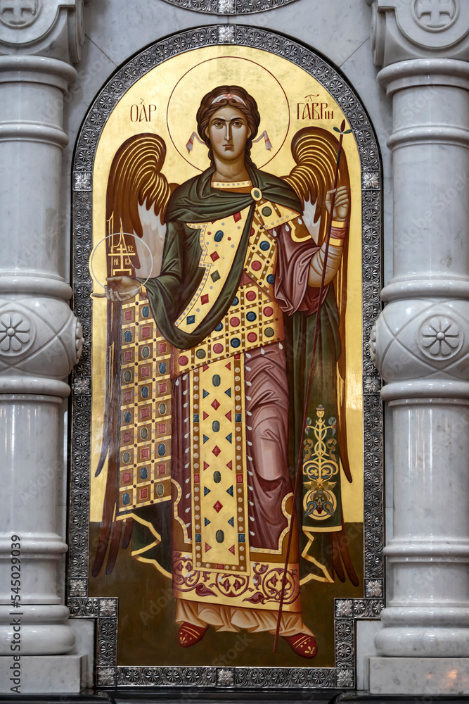Archangel Gabriel. Icon Stock Photo | Adobe Stock