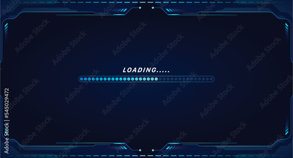 Game loading on monitor technology concept design Stock Vector | Adobe ...