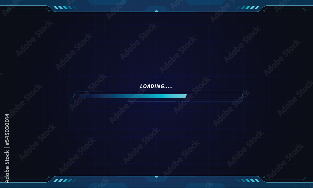 Game loading on monitor technology concept design Stock Vector | Adobe ...