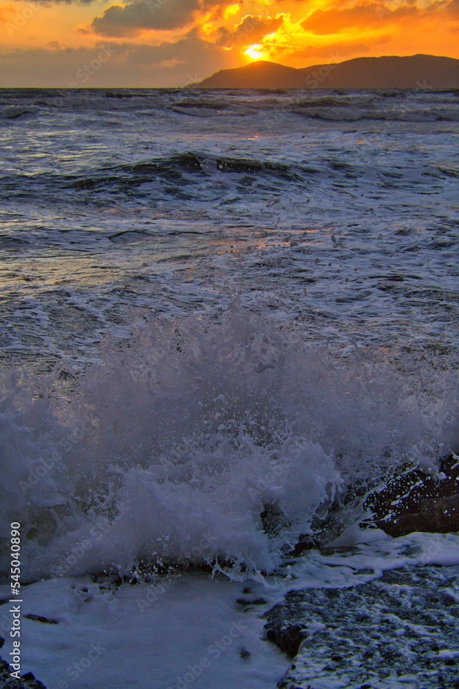 Raumati Beach sunset, New Zealand Stock Photo | Adobe Stock