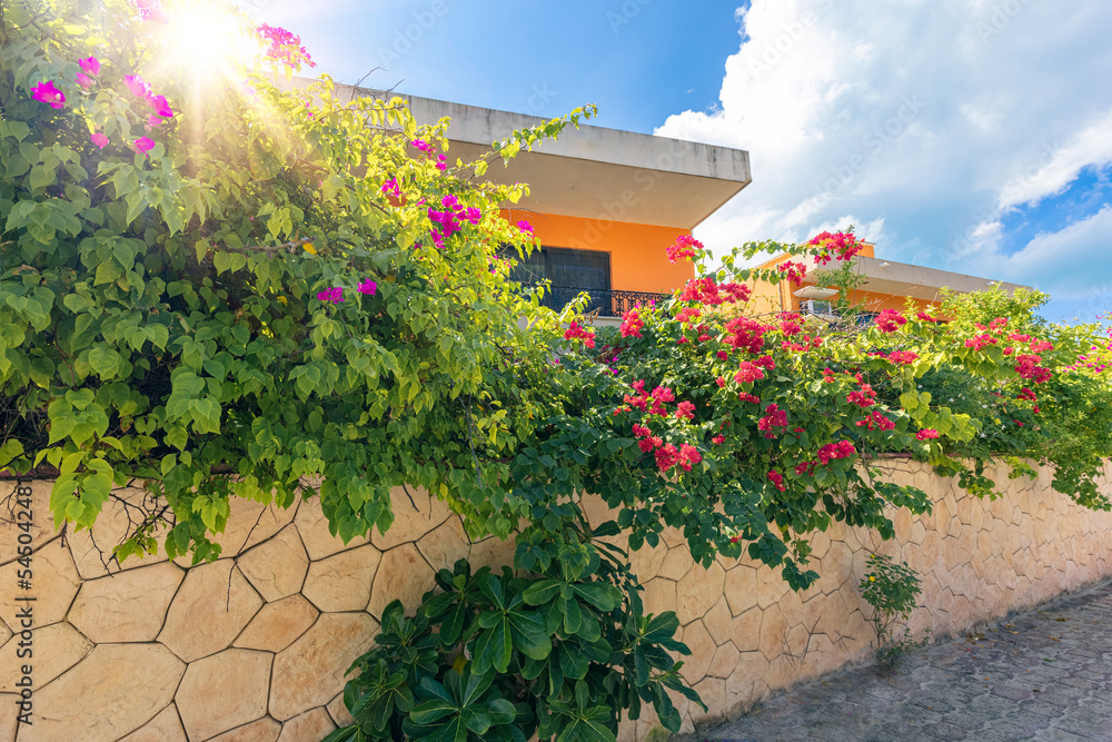 Mexico, Cancun, Colorful streets cafes, restaurants and scenic beaches ...