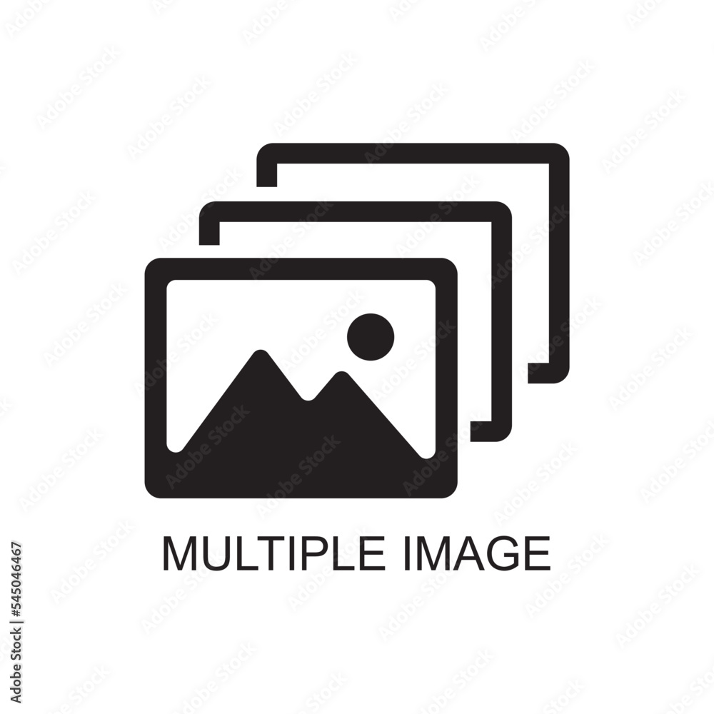 multiple camera icon , photo icon Stock Vector | Adobe Stock
