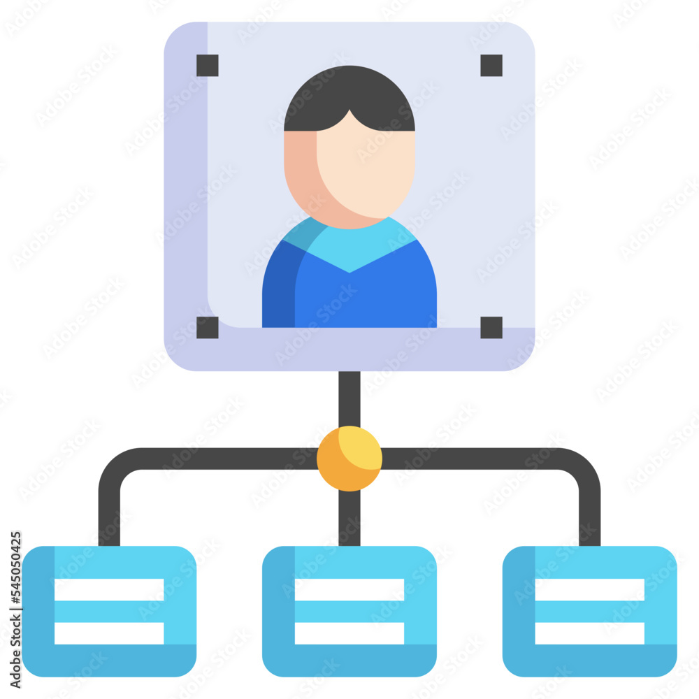 Project Management_flowchart line icon,linear,outline,graphic ...