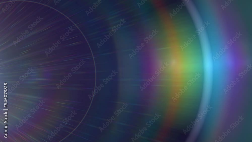 Natural Organic Light Leaks Overlay 4k Animation Overlay Light Effect Animation Prism Rainbow
