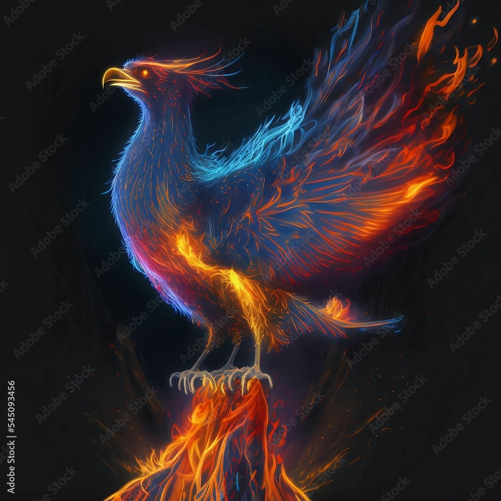 Phoenix Animal Patronus Glowing Spirit Animal Apparition Patronus in ...