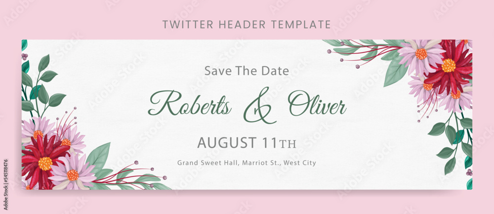 Cute Flower Twitter Backgrounds