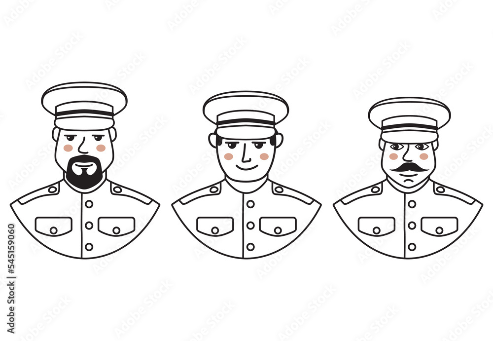 Military man of wearing full dress uniform.Officer in full dress ...