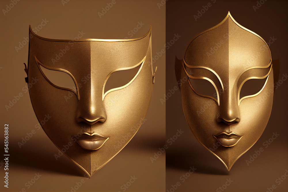 Venetian carnival mask carnival background with copy space Stock ...