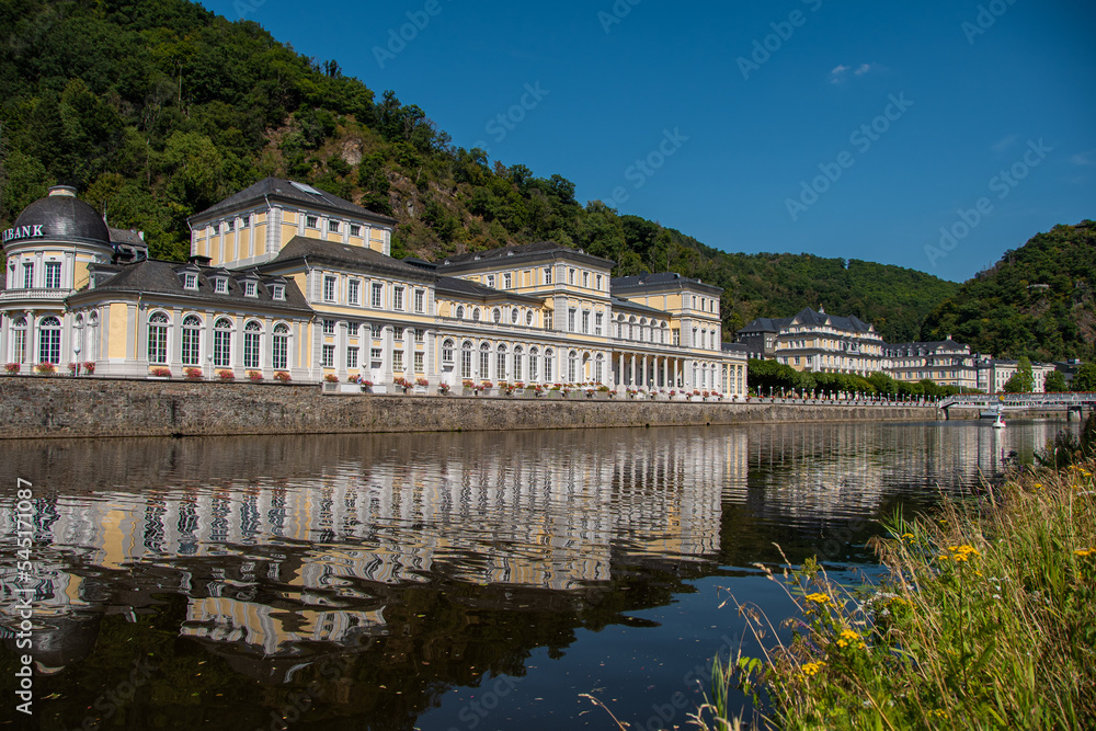 Bad Ems, Germany 24 July 2022, The view of the spa house in Bad Ems ...
