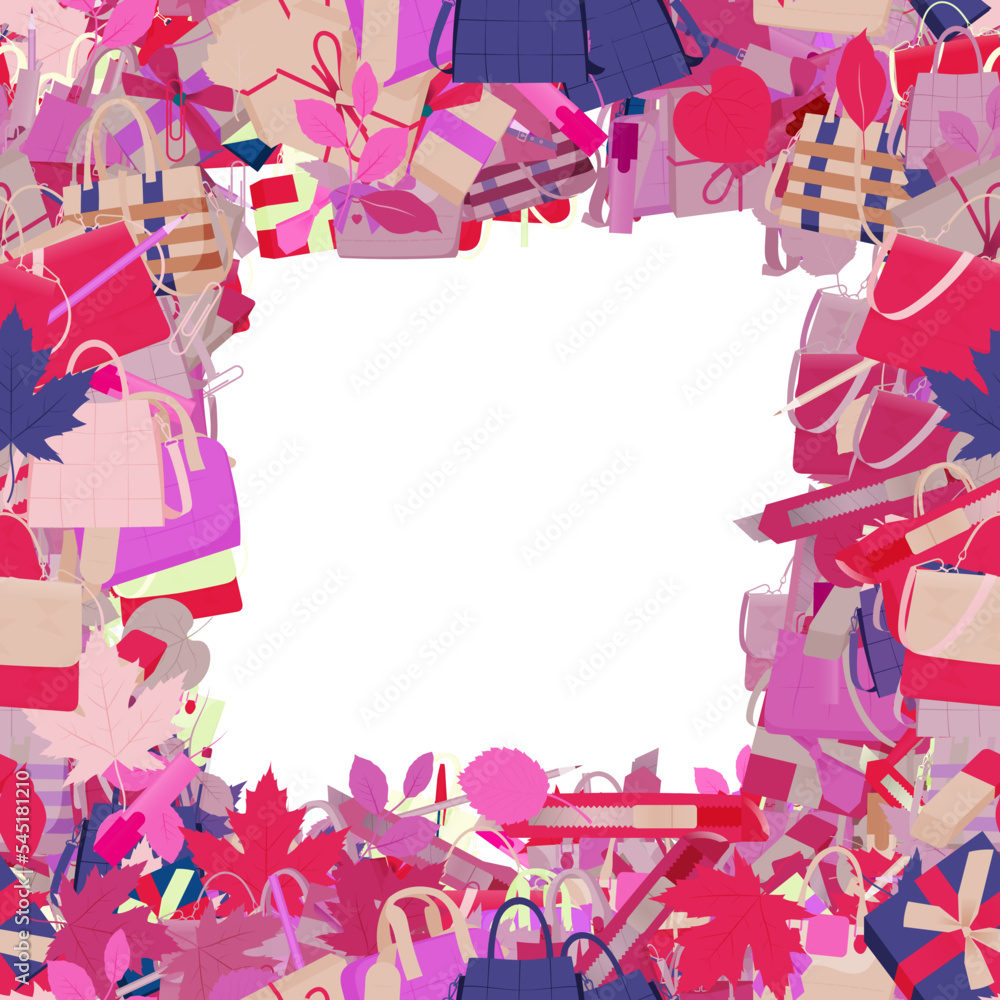 Background pattern abstract seamless design texture. Border frame ...