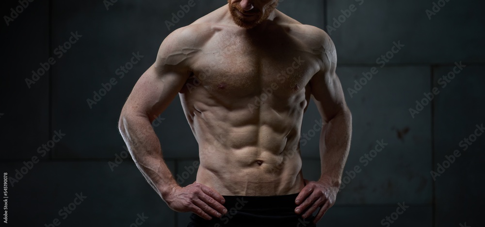 Poster Perfect muscular man body – Wall Art | UkPosters