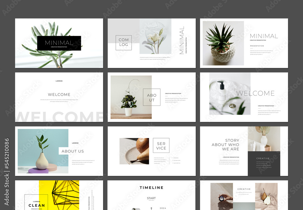 Creative Presentation Layout Stock Template | Adobe Stock