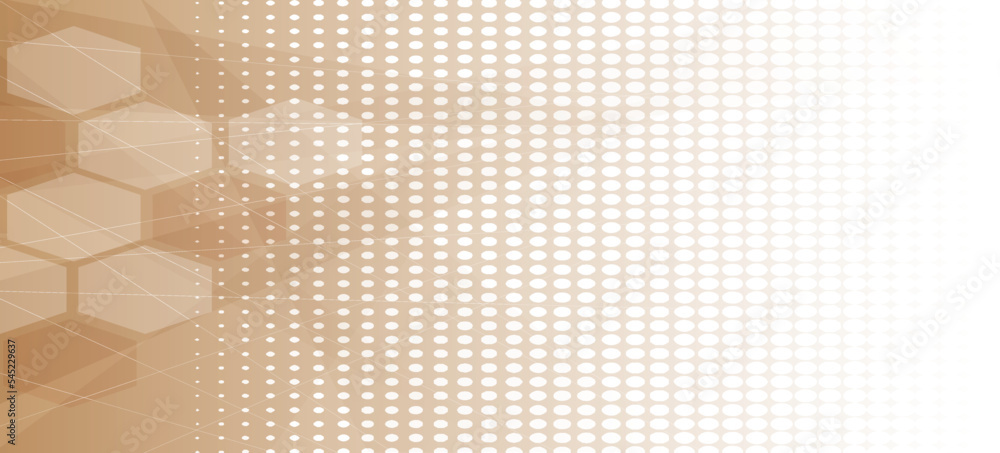 Abstract digital background. Modern bright circles and halftone dots ...