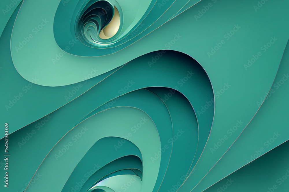 Teal Texture Seamless Pattern Gradient Water Bubbles lines swooping ...