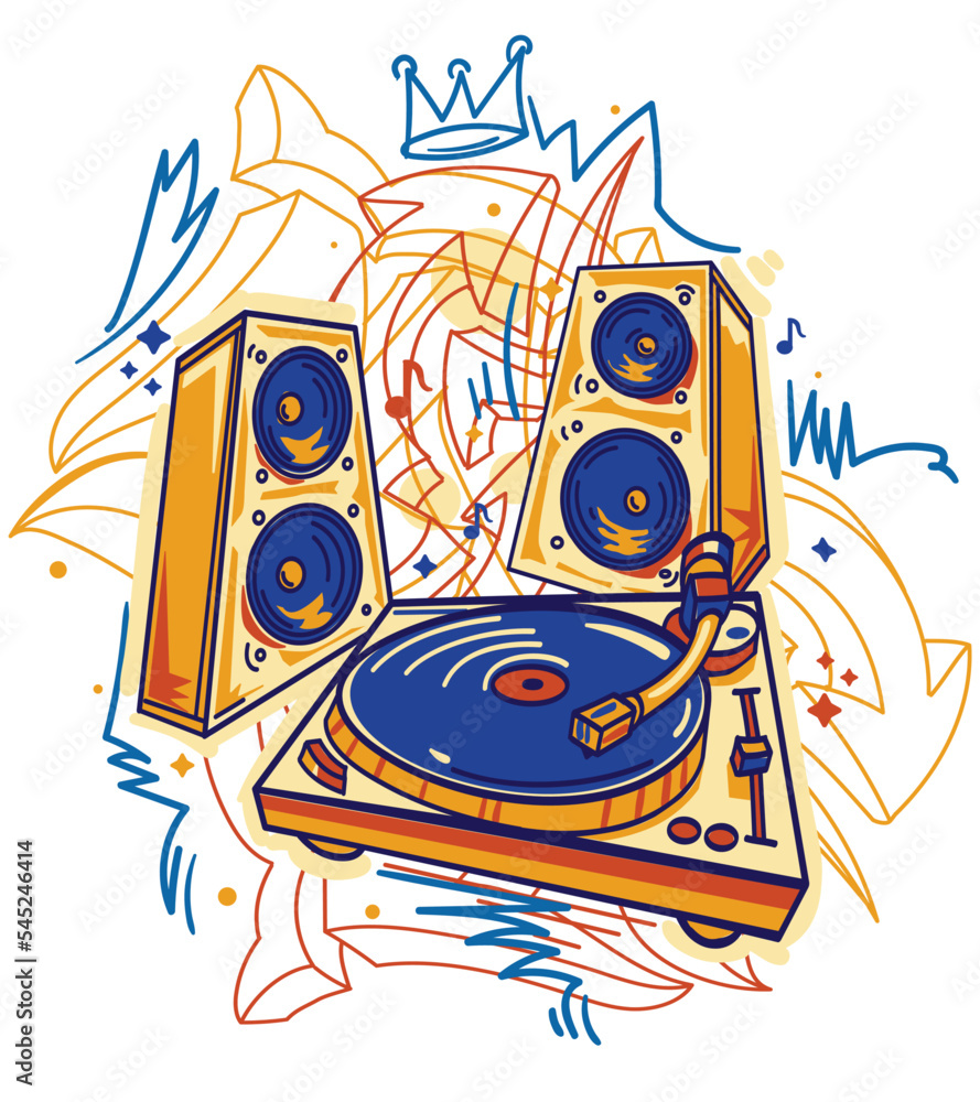 Turntables Graffiti