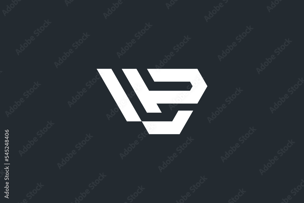 Initial based creative and minimal PL Logo. LP letter monogram icon ...
