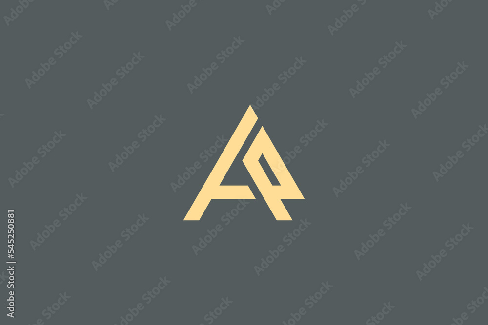 Initial modern letter AP, PA or AR logo icon design template vector ...