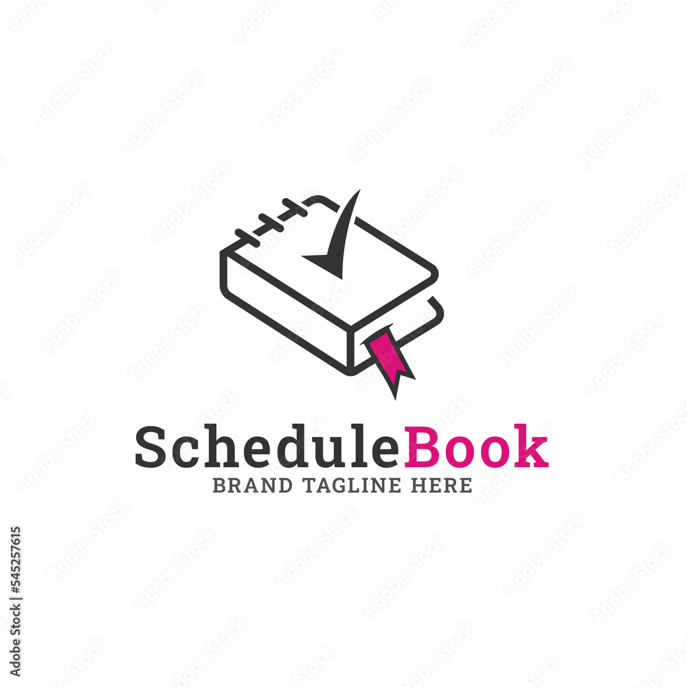 Notes logo design modern template, Checklist, Schedule Book Icon Logo ...